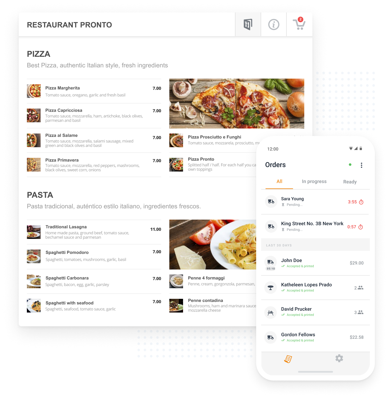 Online Food Ordering and Delivery System * Ordering Website